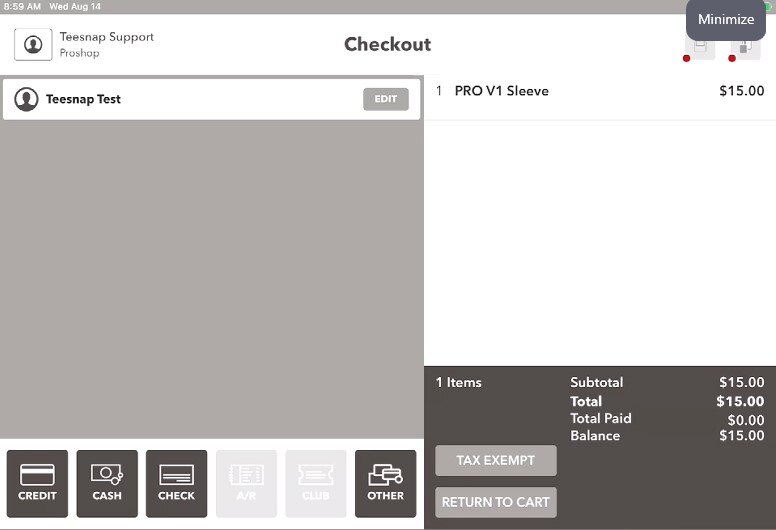 How to Process a Sale from the Checkout Screen