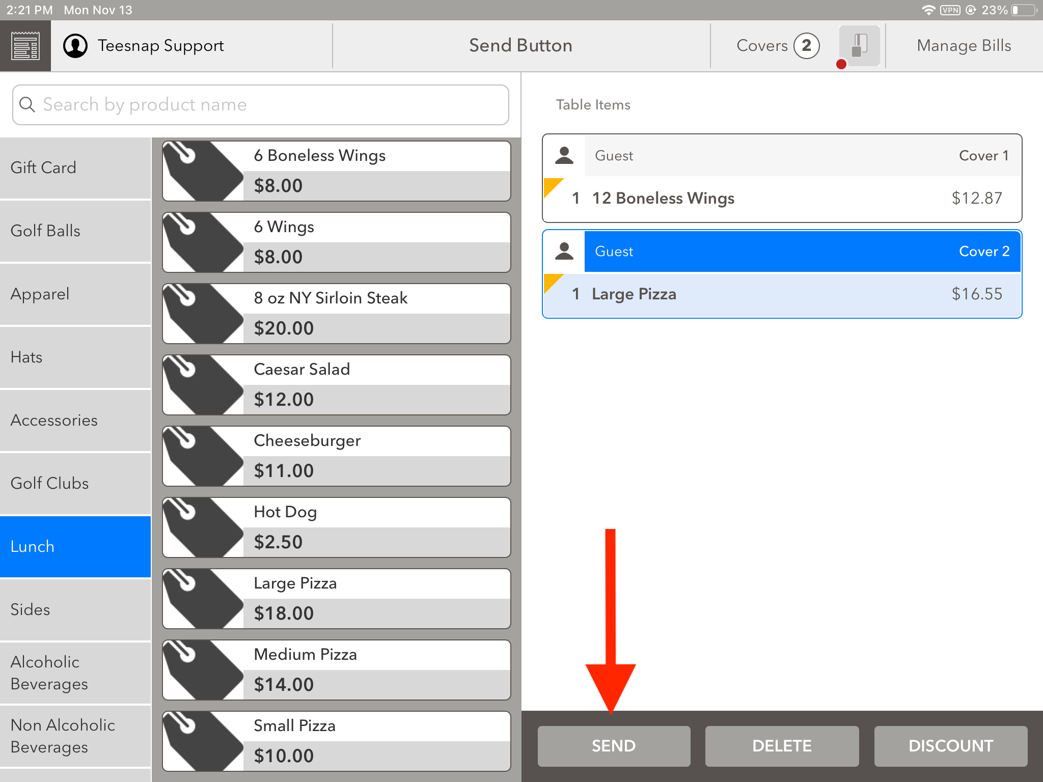How to Send an Order to a Fulfillment Center