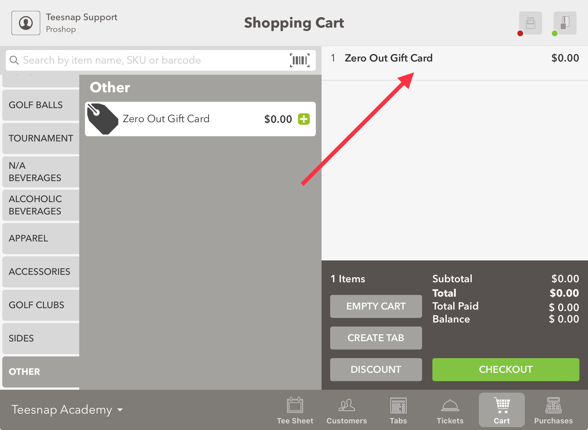 How to Zero Out Gift Card Balances