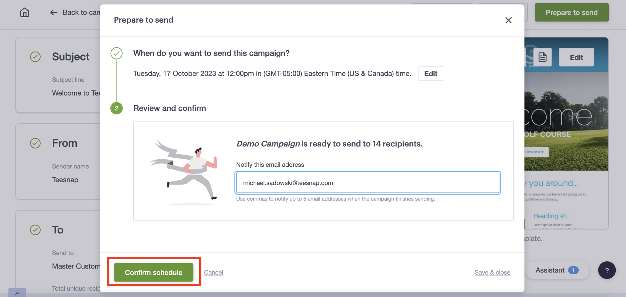How to Send a Campaign (Email Blast)