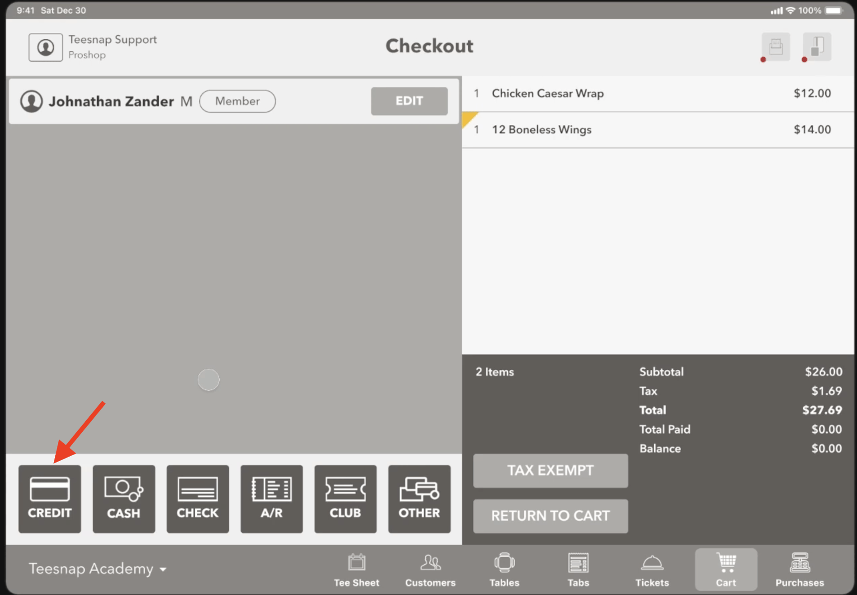 Bill Print from Checkout (How to print a bill with tip & signature line ...