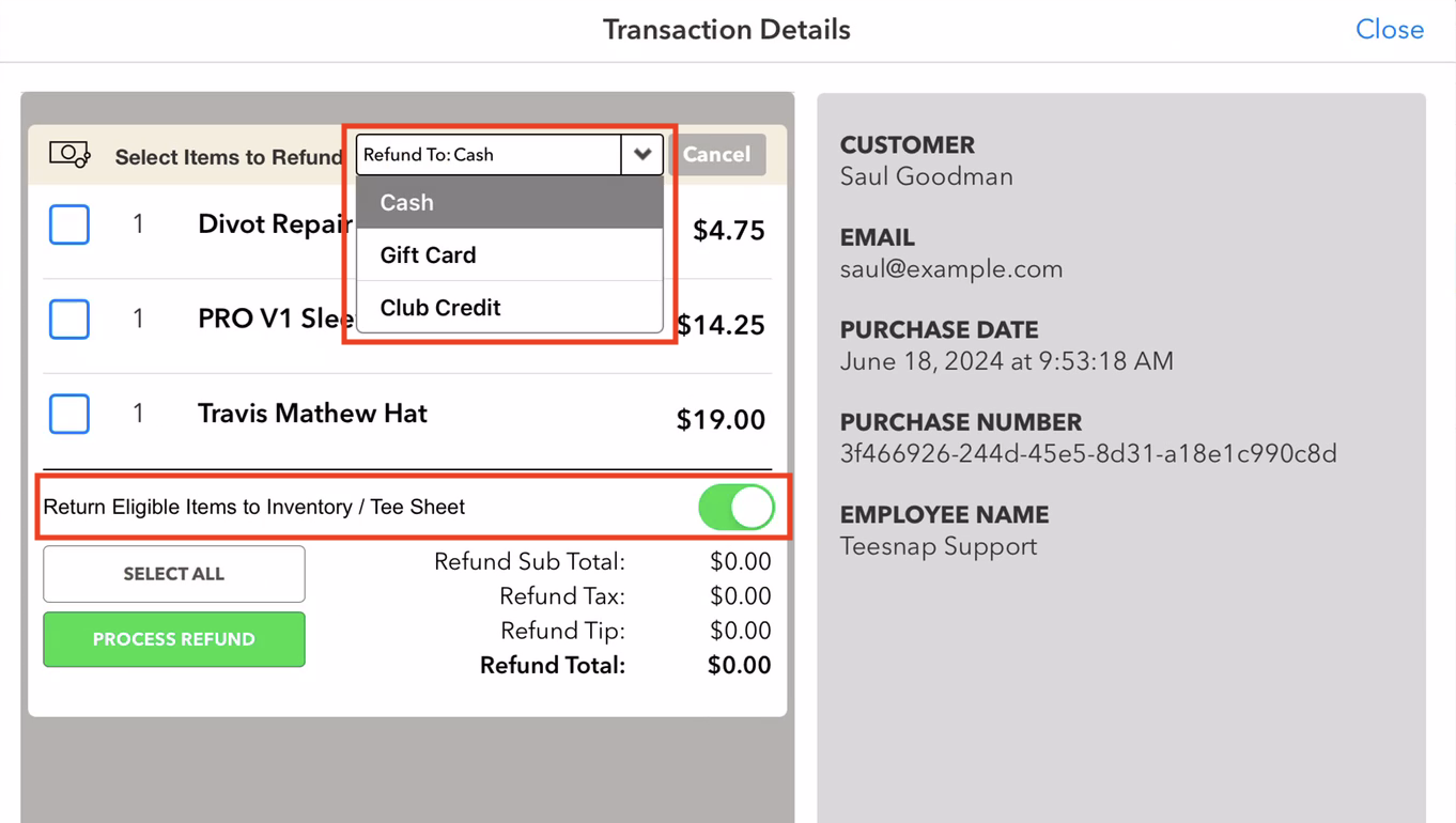 How to Refund a Transaction