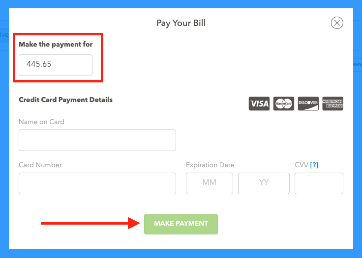 How to Pay your Statement Online