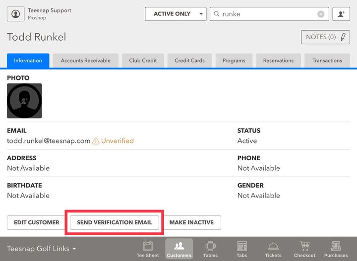 How to Resend a Customer's Verification Email
